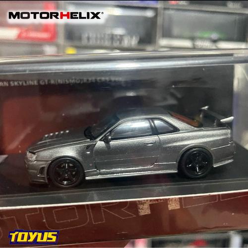 Jual Motorhelix - Nissan GTR R34 Nismo CRS Gun Metallic Open Hood ...