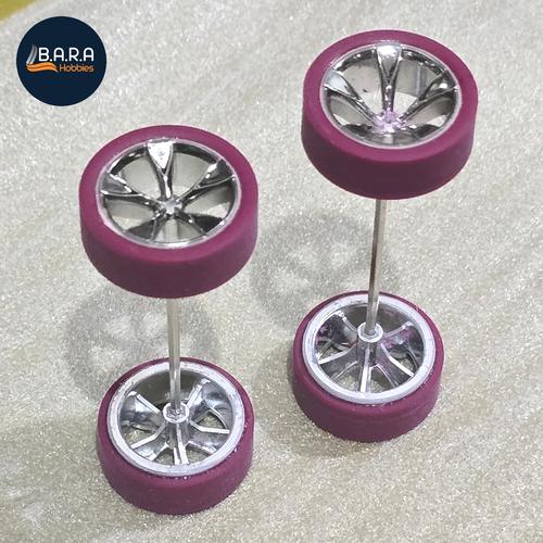 Jual Tamiya STB Velg Spoke Balance - Ban Maroon - Medium 60mm ...