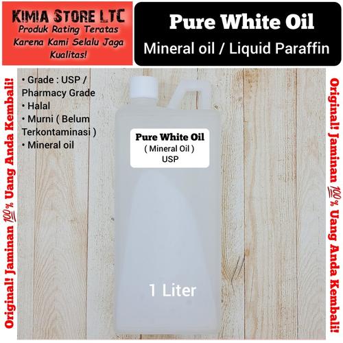Jual Pure White Oil 1Liter / Pure Mineral Oil USP Grade 1Liter ...