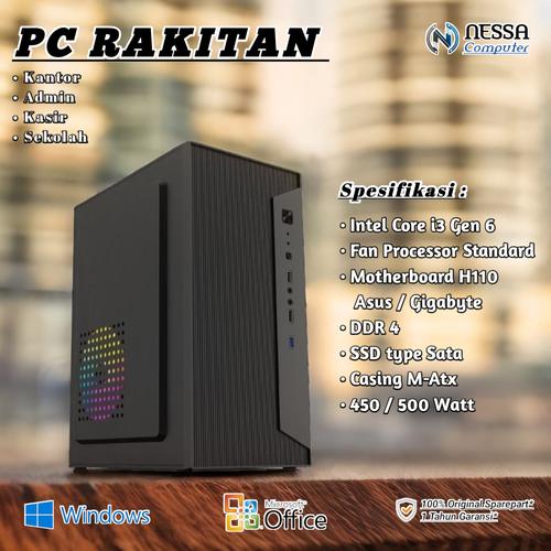 Jual Komputer / PC Rakitan Intel Core i3 6100 Gen 6 - PC Kantor / Admin ...