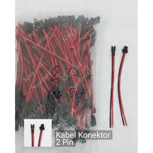 Jual (1000)Kabel Konektor 2 Pin SM Connector Cable 2pin Male Female ...
