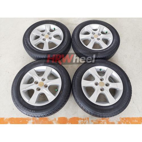 Jual Velg Oem Bekas Standar Mobil Sirion R14 PCD 4 x 100 + Ban 175 65 ...