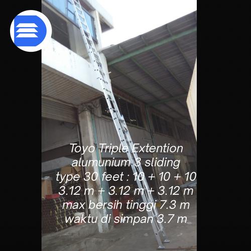 Jual Tangga Sliding 3 Extention Alumunium - Jakarta Pusat - Djuni Rak ...