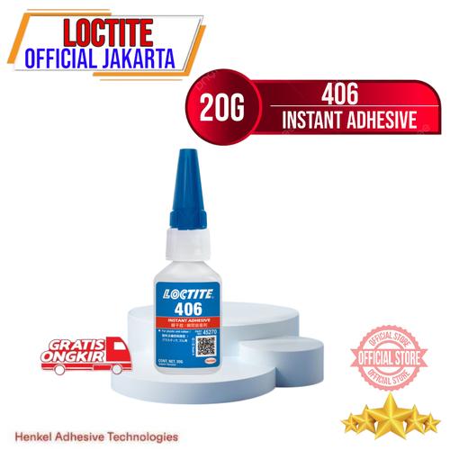 Jual LOCTITE 406 Instant Adhesive Lem Instan Lem Karet Plastik 20 gr ...