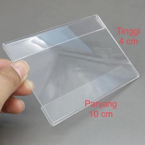 Jual Acrylic 2mm price tag /label tag akrilik/name tag uk T 4 cm x P 10 ...