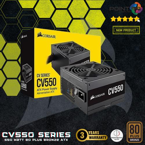 Jual Corsair Powersupply CV550 550W 80+ Bronze [CP-9020210-EU] CV 550 ...