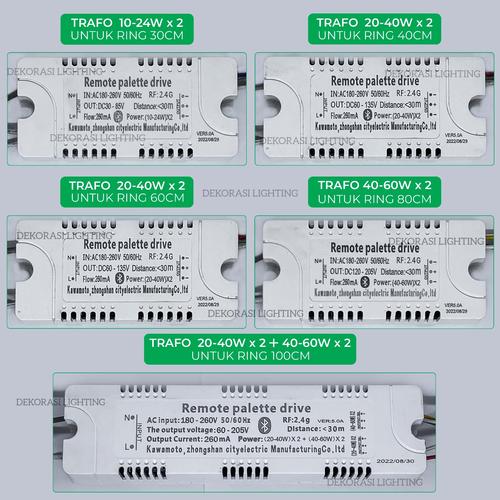 Jual Trafo led strip cahaya 3warna untuk lampu dinding lampu gantung ...