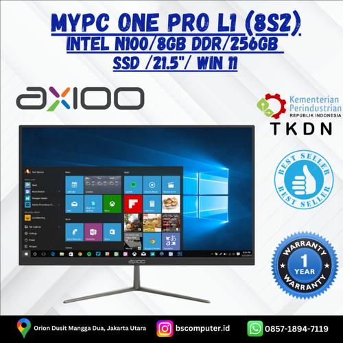 Jual AXIOO MyPC One Pro L1 (8S2) intel N100 8GB DDR/256GB SSD/ 21.5 ...
