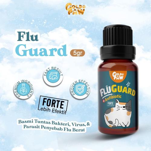 Jual Gold Paw - FLU-GUARD 5gr Obat Kucing Flu Berat Susah Sembuh dan ...