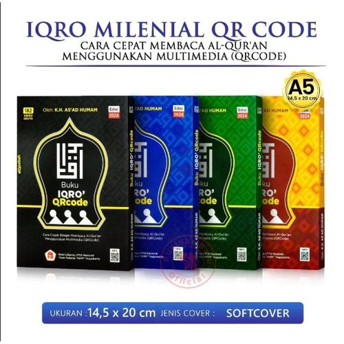 Jual Buku IQRO QRCode Iqra Edisi Milenial 2024 Cara Cepat Belajar ...