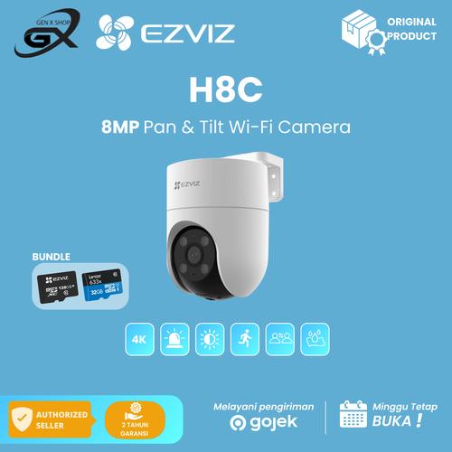 Jual SMART WIFI IP CAM H8C Pro 8MP Pan & Tilt Wi-Fi IP Camera PTZ | Two ...