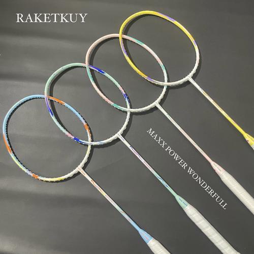 Jual Raket Badminton Maxx power Wonderfull Original 32Lbs - Biru ...