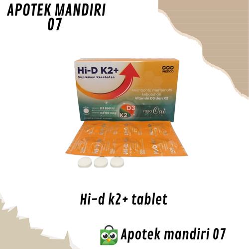 Jual HI-D K2+ TABLET IMEDCO BOX ISI 30 TABLET - Kota Depok - apotek ...