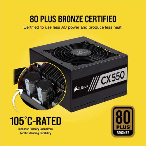 Jual CORSAIR CX550 CX650 CX750 – 550 650 750 Watt 80 PLUS Bronze ATX Power Supply PSU - 550w ...