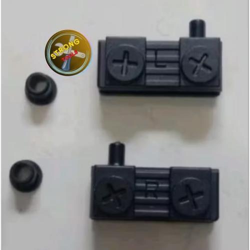 Jual Engsel Pivot Kaca T 86 Plastik HITAM / Engsel Jepit Kaca 5 mm ...