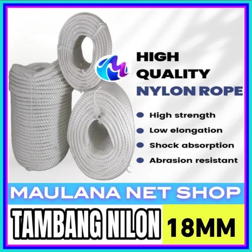 Jual tali tambang nilon putih tebal harga 1 rol - Jakarta Utara ...