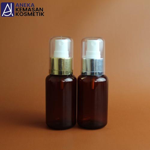 Jual Botol spray 60ml tubular coklat / botol sprayer 60ml browen spray ...