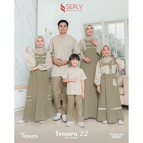 Jual Sarimbit Keluarga 2025 Seply Tenara 22 Soy Bean Gamis Couple ...