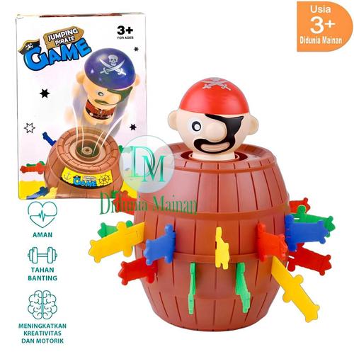 Promo Mainan Anak Jumping Pirates Barrel Challenge Game Permainan Prank ...