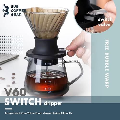 Promo V60 SWITCH VALVE SMART COFFEE DRIPPER IMMERSION DRIPPER SWITCH ...