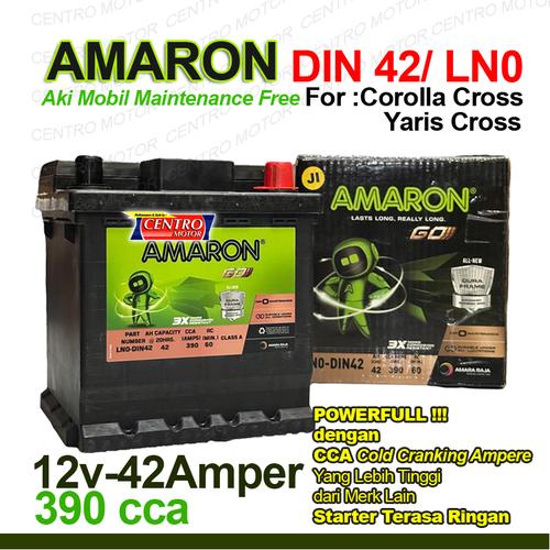 Jual AMARON DIN 42/LN0.Aki mobil Yaris cross,corolla cross.12v,42 amper - Kab. Semarang - CENTRO ...