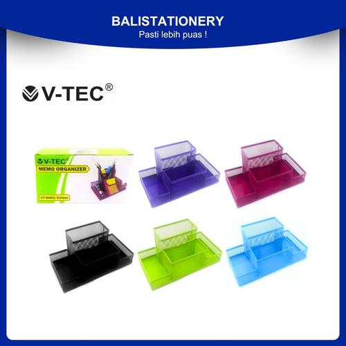 Promo Memo Organizer - Desk Set V-tec 9058 - Tempat Alat Tulis 3 Sekat ...