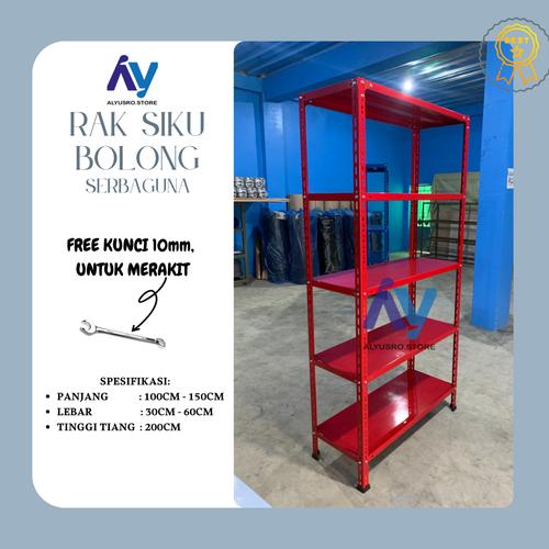Jual SPECIAL RED RAK BESI SIKU SERBAGUNA 100 X 40 X 200 - Jakarta Timur ...