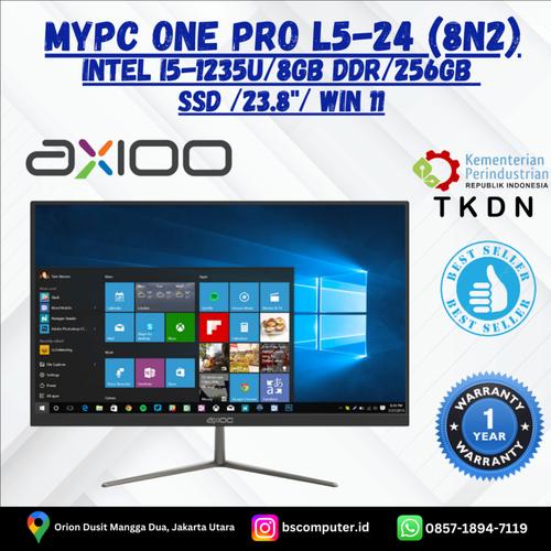 Jual AXIOO MyPC One Pro L5-24 (8N2) intel i5-1235U 8GB DDR/256GB SSD/ 23.8” inch/windows 11 ...