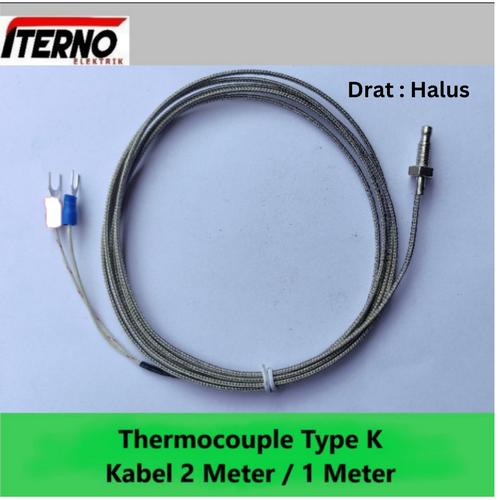 Jual Thermocouple Thermokopel Type K M6 Kabel 1M 2M - 1 Meter - Kota ...