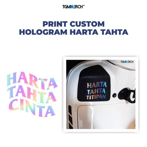 Jual Stiker Harta Tahta | Stiker Hologram | Tgm Merch - 7 x 7 - Kota ...