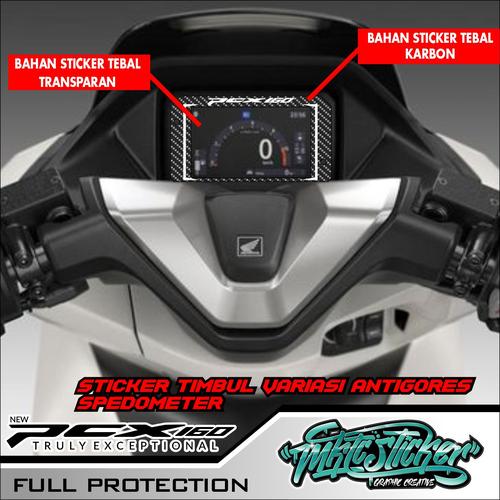 Jual STIKER VARIASI KARBON SPEEDOMETER NEW HONDA PCX 160 2025 FULL ...