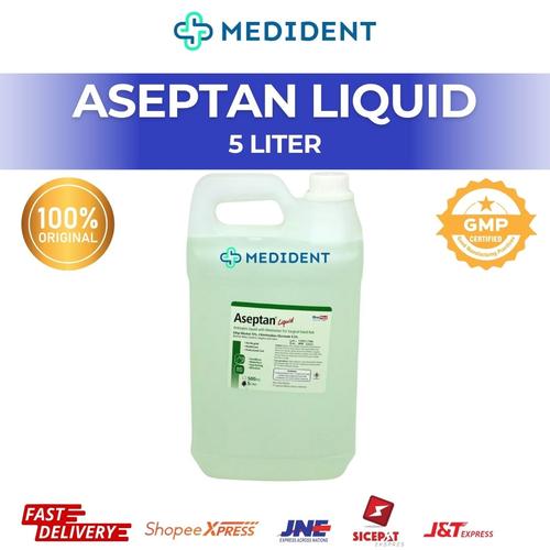 Jual Aseptan Liquid 5 Liter / Aseptan Liquid / Cairan Desinfektan - Jakarta Utara - Medidentjkt ...