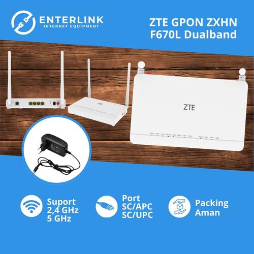 Jual Modem Router ZTE GPON ZXHN F670L Dualband - Kab. Sukabumi ...