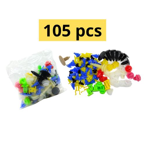 Jual 160 PCS PAKU BAUT Rivet BUMPER Kancing klip DASHBOARD FENDER MOBIL ...