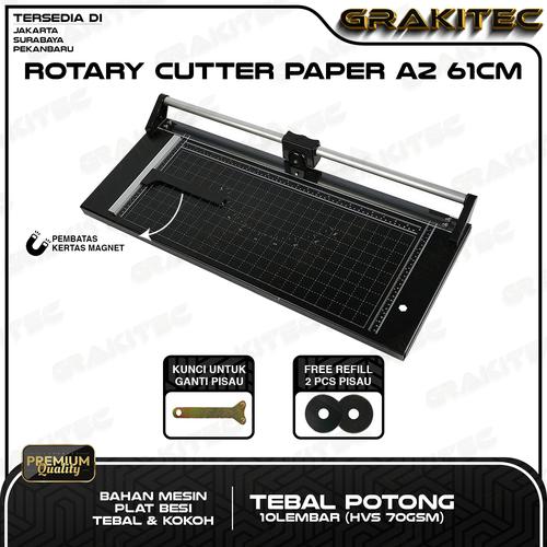 Jual Rotary Paper Cutter Trimmer A2 / 61 cm - Alat Potong / Pemotong ...