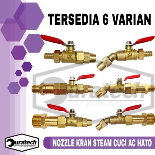 Jual Valve Stop Kran Keran Stim Gun Jet High Pressure Cleanner Drat 1/4 ...