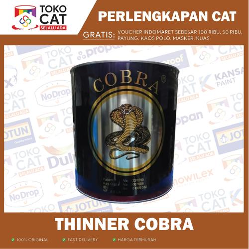 Jual THINNER COBRA HITAM KALENG 5 LITER GALON / PENGENCER CAT / THINER ...