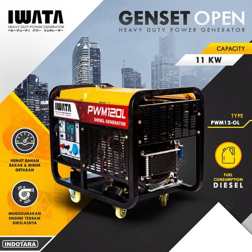 Promo Genset Diesel IWATA 10Kva Silent - PWM12-OL Cicil 0% 3x - Kab. Tangerang - PT. Indotara ...
