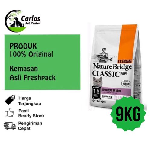Jual Nature Bridge Classic Adult Cat Food 9kg - Promo Price - Kota ...