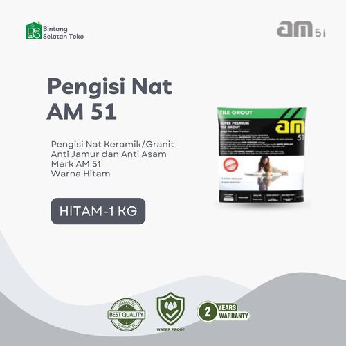 Jual PENGISI NAT KERAMIK / GRANIT AM 51 / 1 KG HITAM / ANTI JAMUR DAN ...