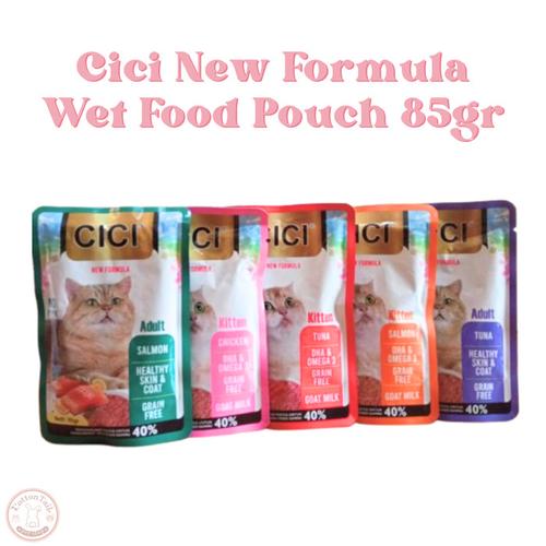 Jual Cici New Formula Makanan Kucing Pouch Cici Cat Food New Formula ...