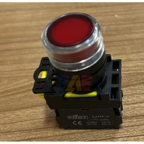 Jual Push Button Type LA115-A5-10HFTD FORT Push Lock Release 1NC / 1NO - Merah 1NC - Jakarta ...
