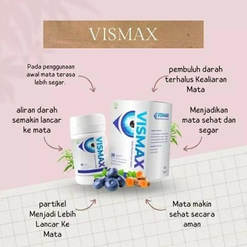 Jual VISMAX OBAT MATA ORIGINAL OBAT MATA MINUS KATARAK RABUN DAN ...
