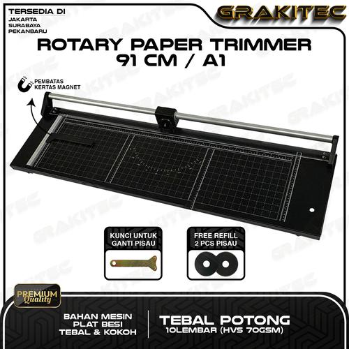 Jual Rotary Paper Cutter Trimmer A1 panjang 91 cm / 36 inch - Jakarta ...