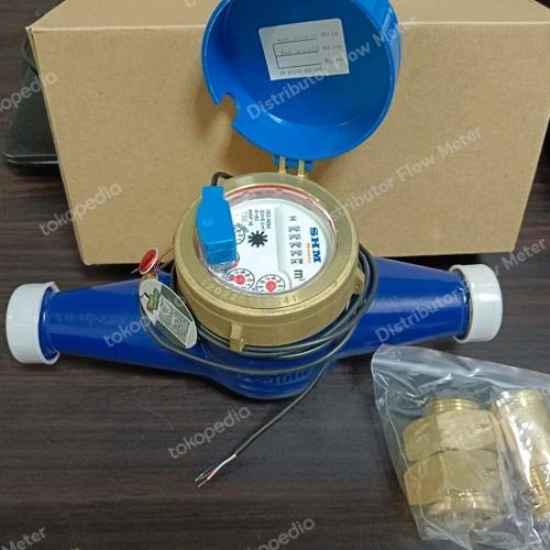 Jual FLOW METER Water Meter SHM MULTI JET BRASS 1 Inch DN25 + Pulse - Jakarta Pusat ...