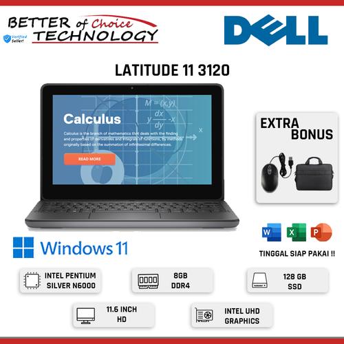 Jual Dell Latitude 3120 11 Intel core n6000 Ram 8gb 128gb Windows11 ...