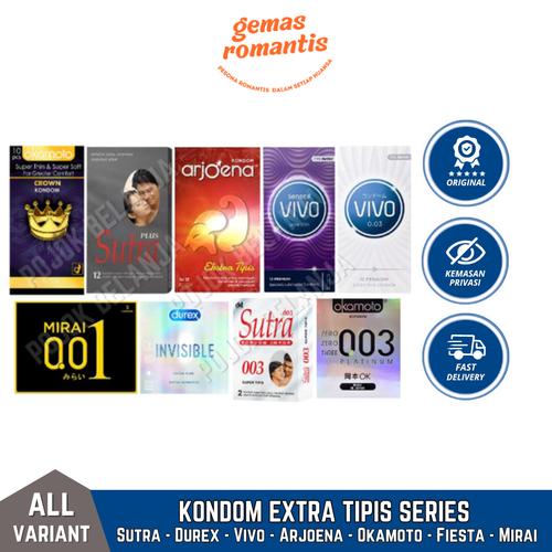 Jual Kondom Extra Tipis Series - Sutra - Durex - Vivo - Arjoena ...