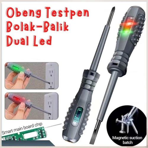 Jual Obeng Tespen Bolak Balik Tespen Test Pen Tes Pen Induksi Min Plus ...