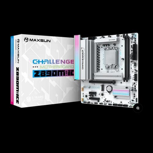 Promo MAXSUN Challenger Z890M WIFI I ICE - [Socket LGA 1851, Intel Z890 ...