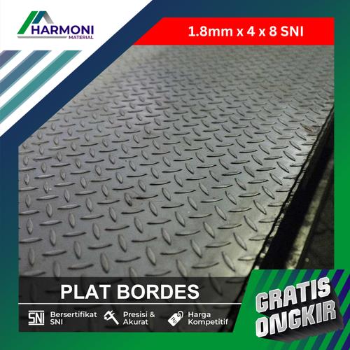 Jual Plat Bordes Tebal 1.8mm x 4x8 Feet / 1200x2400 mm / 120x240 cm / 1 ...